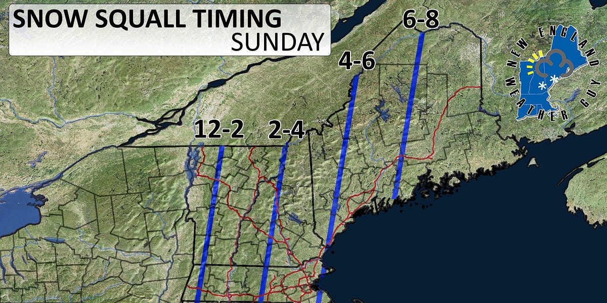 A few updates to go over - New England Weather Guy