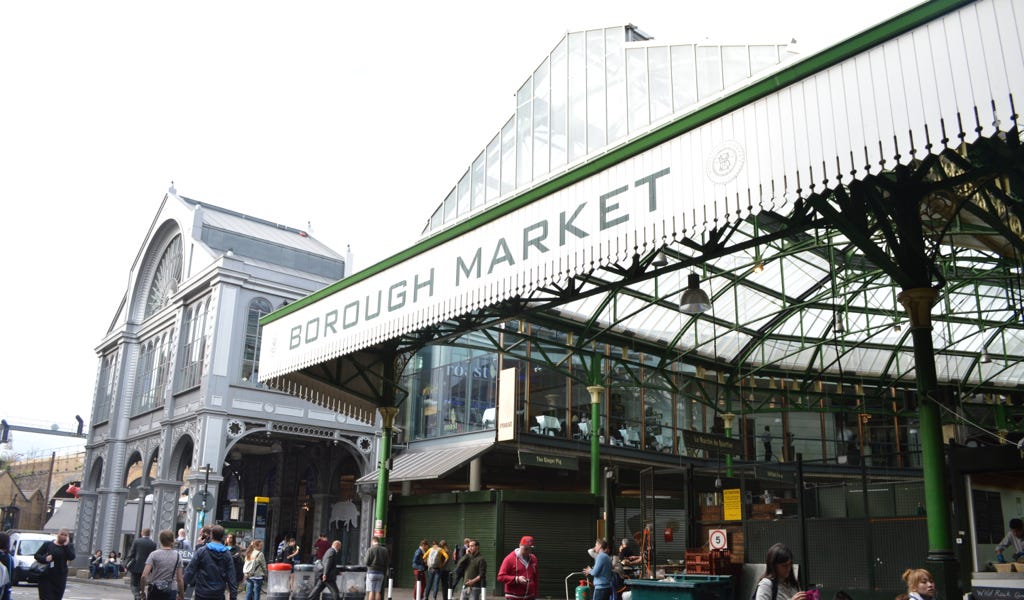 Five... pieces of Borough Market's history