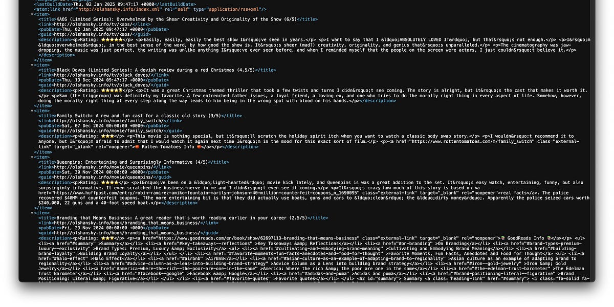 No RSS Feed? No Problem. Using Claude Sync, Claude Projects and GitHub Copilot Workspace to ...
