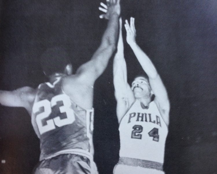 Wonderful Wally—76er Court Jester, 1967 - by bobkuska