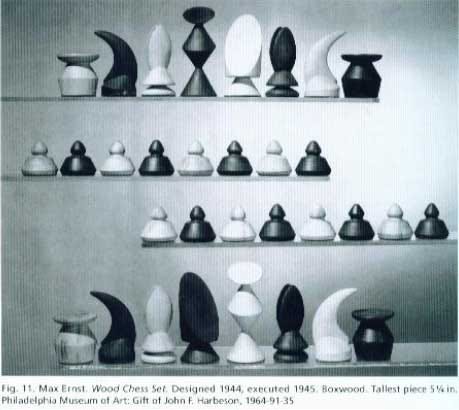 Max Ernst Chess Set, Post #638/2023 - by Ed Yetman, III