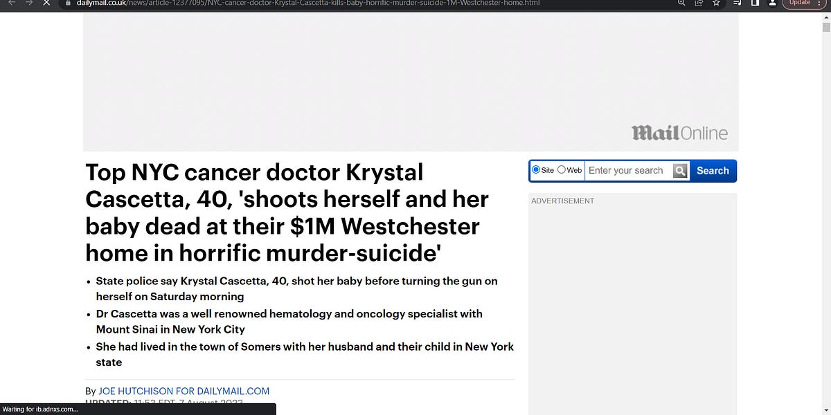 Dr. Krystal Cascetta, 40 years old, did she shoot her 4 month old ...