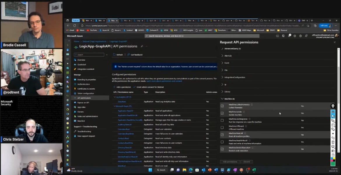 Microsoft Security Insights Show Episode 136 Chris Stelzer Senior Ts