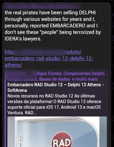 How not to market Delphi - by Delphi Critic