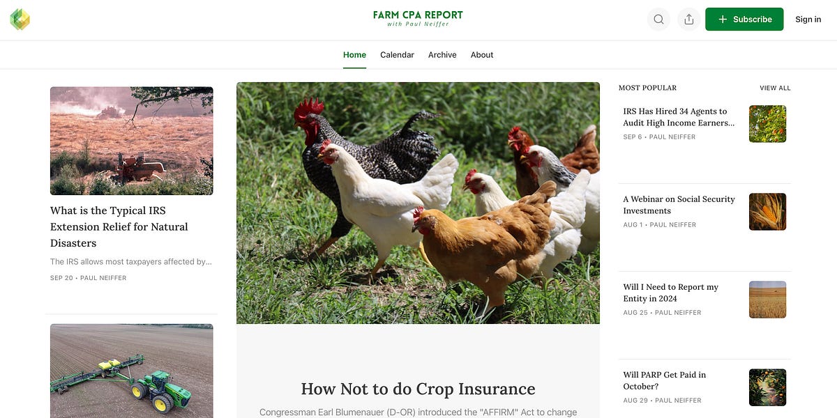 Introducing Farm CPA Report Premium - Farm CPA Report