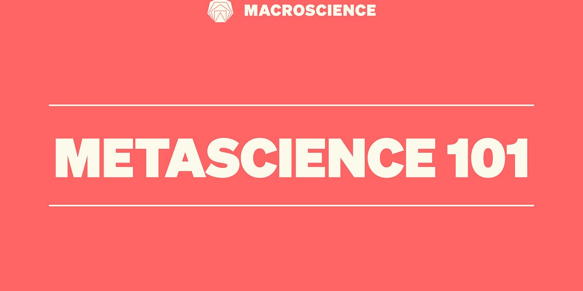 Metascience 101 - EP1: "Introduction"