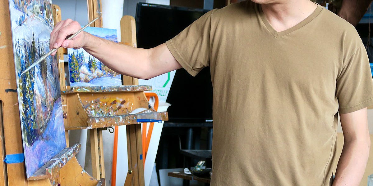 Leo Mancini-Hresko, modern impressionist painter