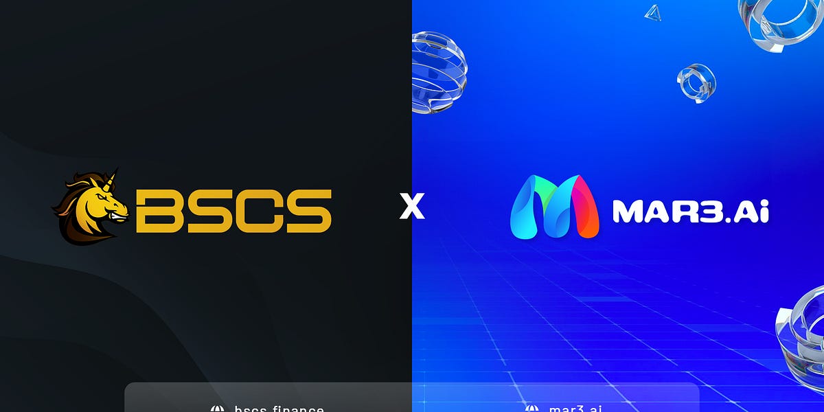 📣 BSCS is honored to announce our newest partnership with Mar3.Ai📣