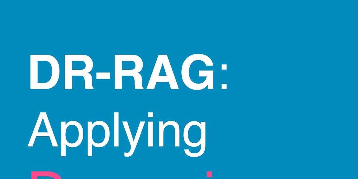 DR-RAG: Applying Dynamic Document Relevance To Question-Answering RAG