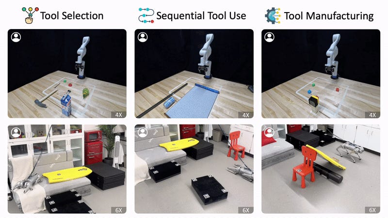 Factory View of Creative Robot Tool Use - by David Rogers
