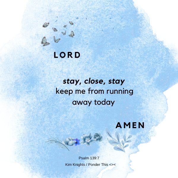 Haiku Prayer - Running - by Kim Knights - Ponder This