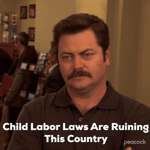 TV Tuesdays 17: Child labor laws are ruining this country