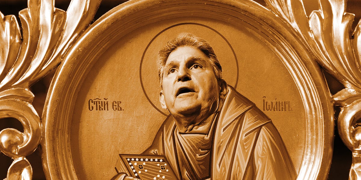 An Ode to Saint Joe Manchin - by Tim Miller - The Bulwark