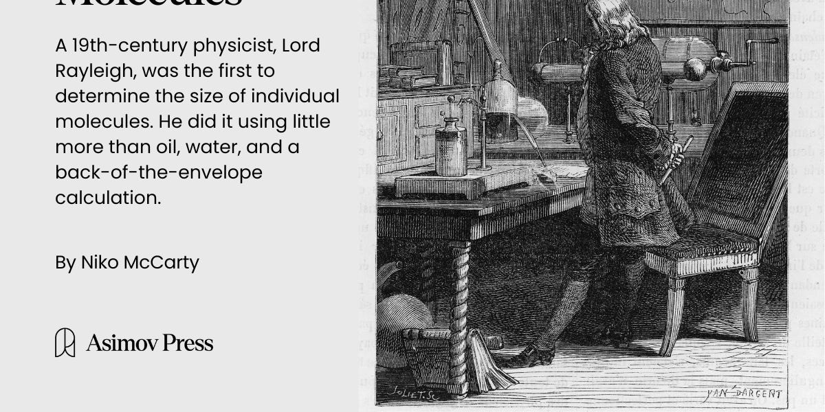 How to Measure Molecules - by Niko McCarty - Asimov Press