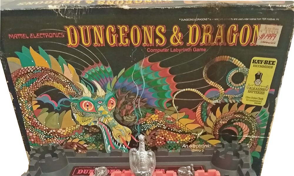 Retro Dreams: 1980 D&D Computer Labyrinth Game