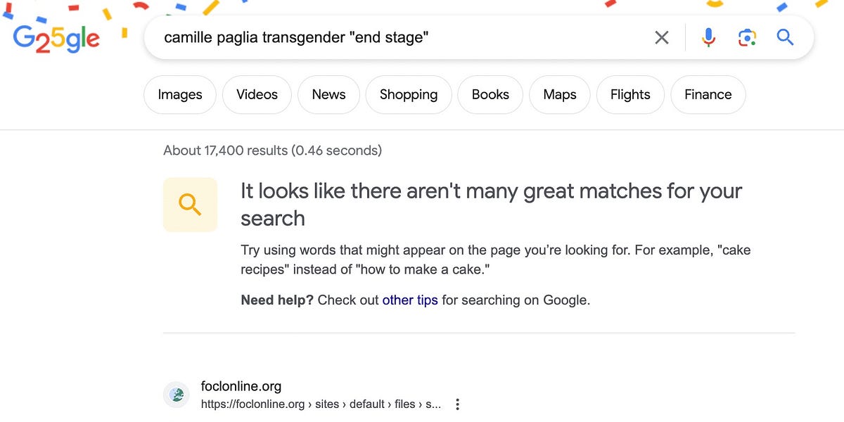 Never Google - by Chris Bray - Tell Me How This Ends