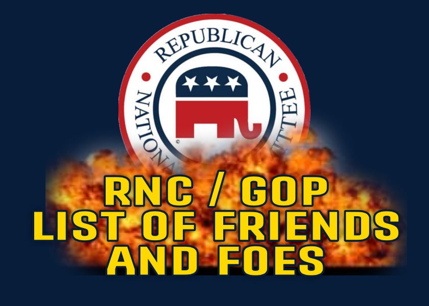 The List of RNC Members - by The Patriot Hammer