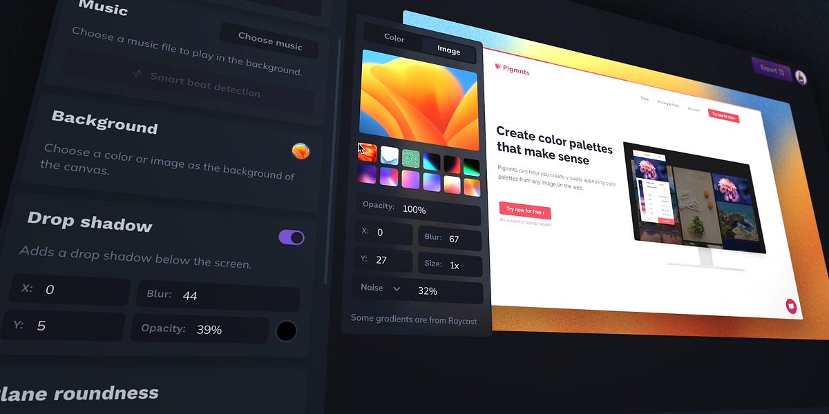 Introducing Advanced Backgrounds & Drop Shadows