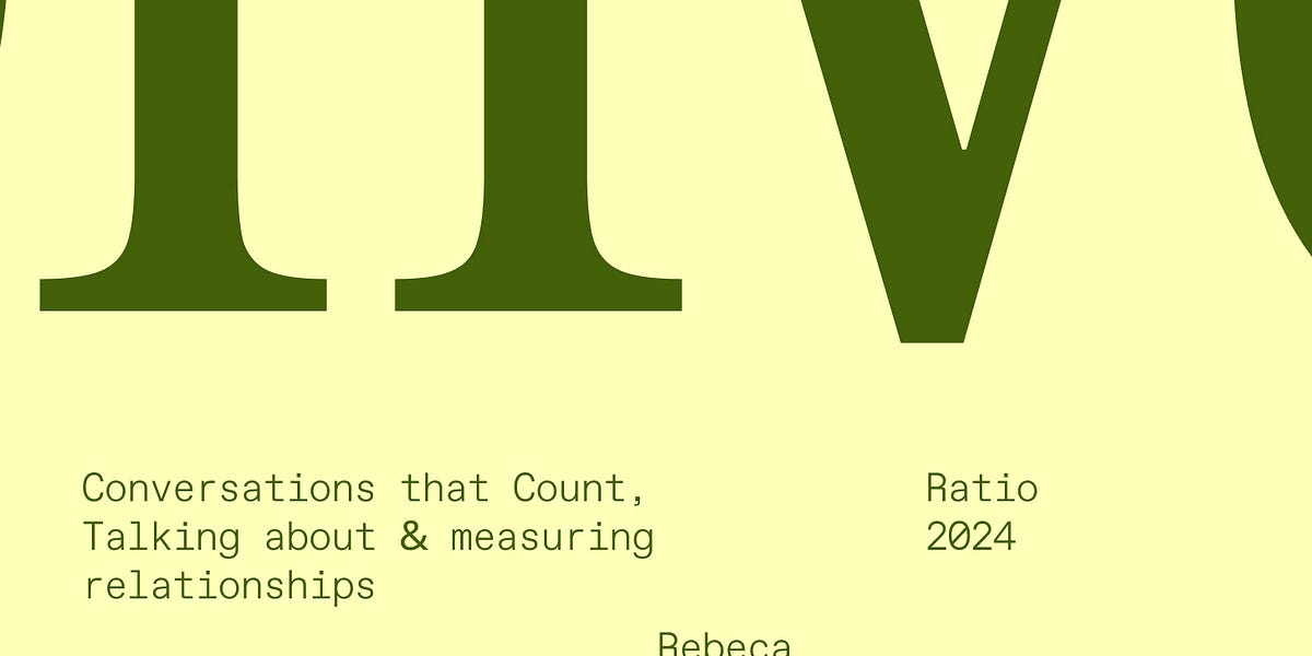 Conversations that Count - by Rebeca Sandu