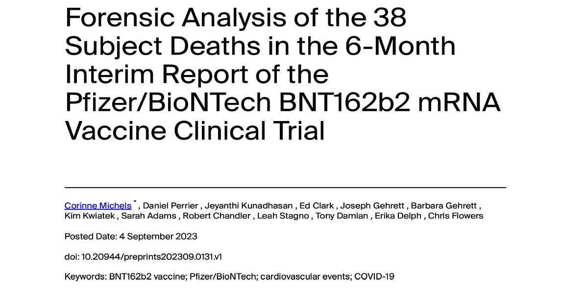 Forensic Analysis of Deaths in Pfizer-BioNTech COVID-19 Vaccine Trials