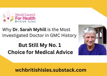Why Dr. Sarah Myhill is the Most Investigated Doctor in GMC History ...