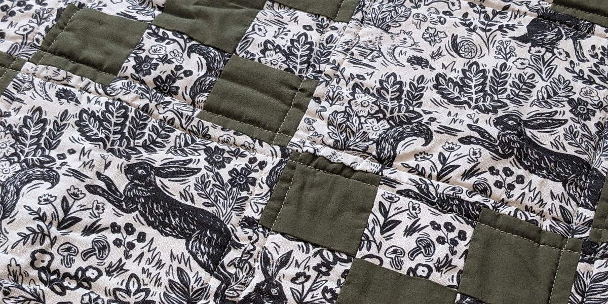 A Vintage and Moody Baby Quilt - by Elaina - Hobby Hour