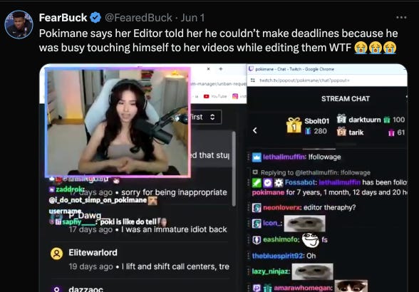 Pokimane's Video Editor - Worst Boyfriend Ever