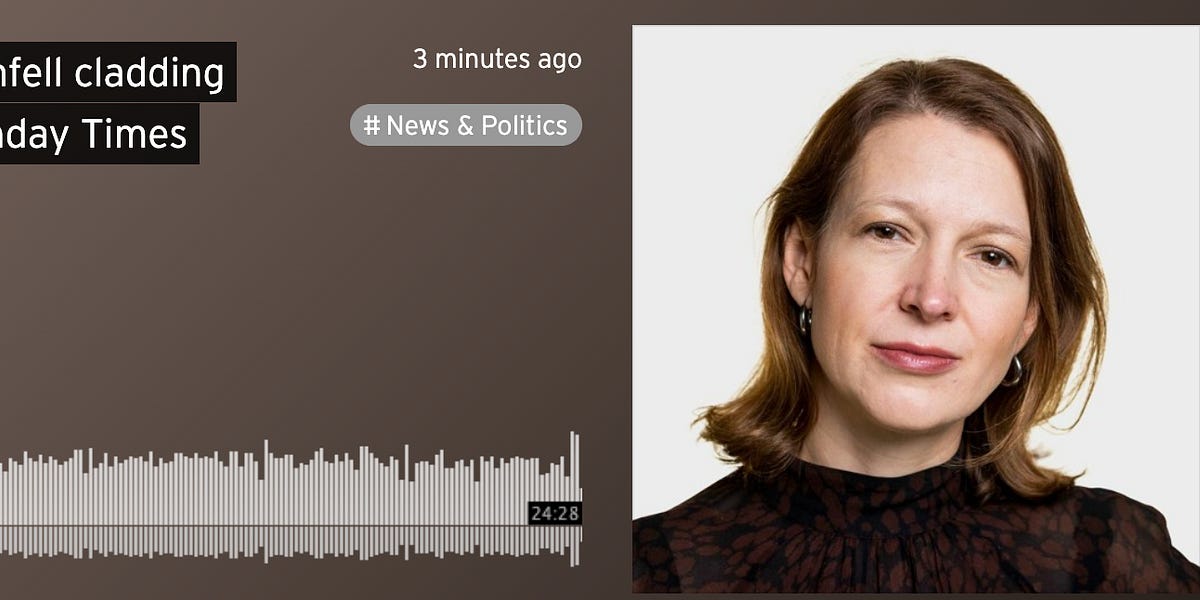 Reporting The Grenfell Cladding Scandal With Martina Lees Of The