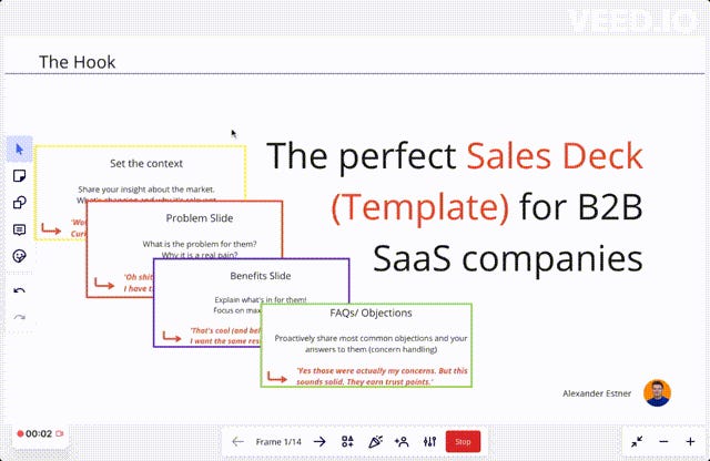 The perfect Sales Deck (Template) for B2B SaaS companies