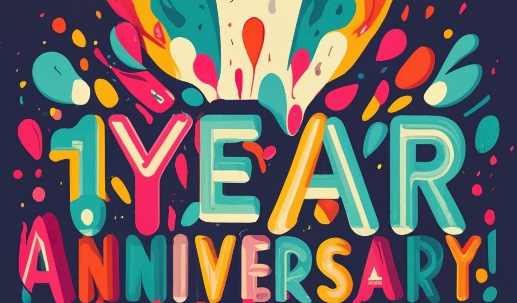 It’s Been One Year, Thank You for Being Here!