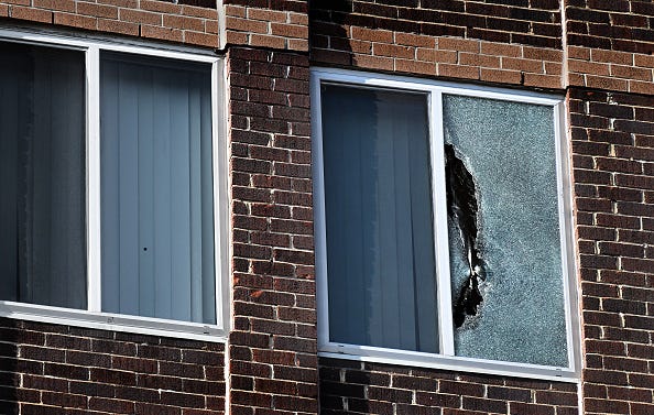What does "broken windows" policing mean?