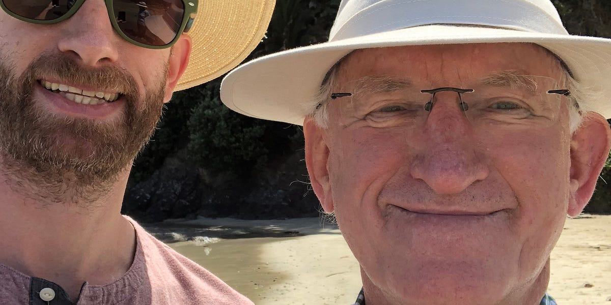 My dad, Brian Wickham - by Hadley Wickham