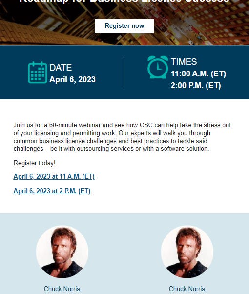 The Only Person Worthy to Co-present a Webinar With Chuck Norris Is ...