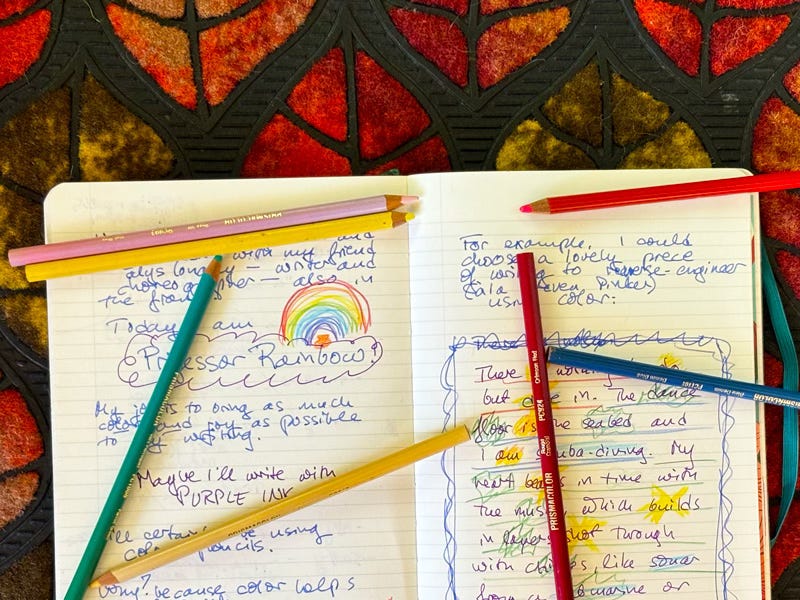 Day 26: Write in color - by Helen Sword - #AcWriMoments