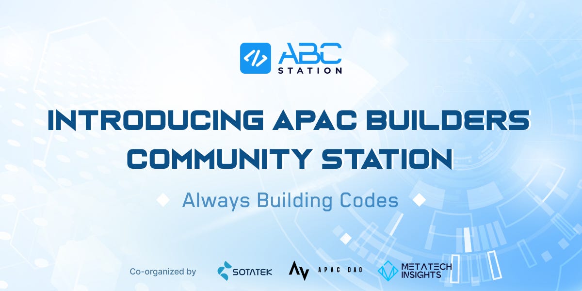 Introducing an APAC Builders Community Station - Always Building Codes