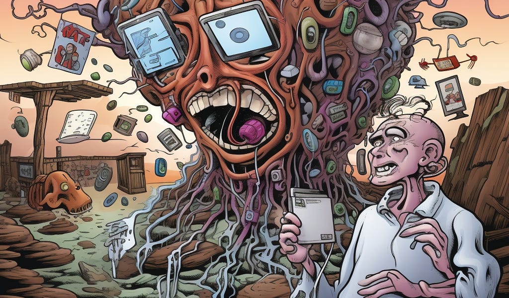 What's Happening; Consumer Brain rot, Meta's Chatbot launch + Ad News