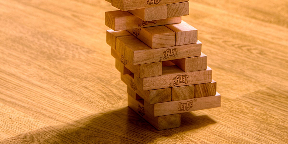 China's jenga economy - by Wayne Arnold