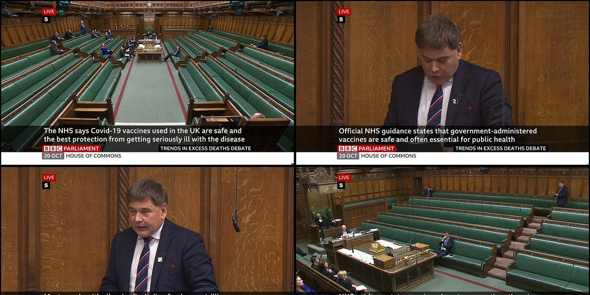 BBC puts corrective subtitles under MP Andrew Bridgen’s speech