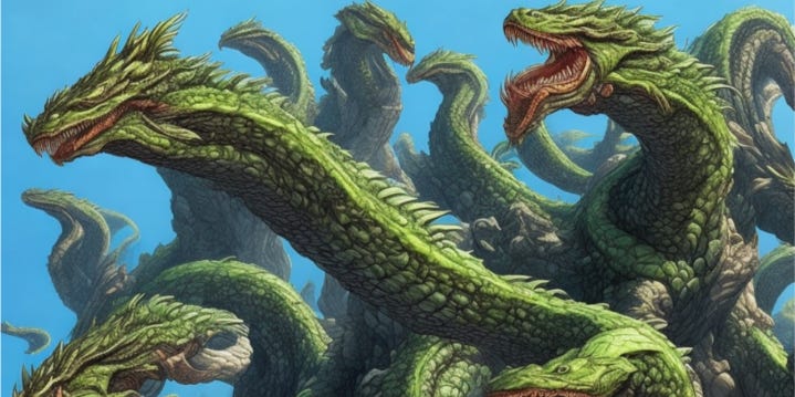 AI - President Biden and the many-headed sea monster