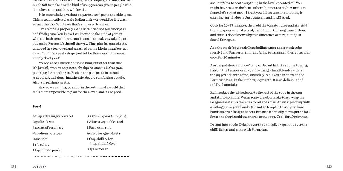 Bumper Edition: Soup Special - by Ella Risbridger