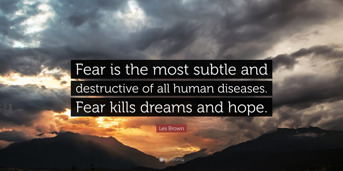 Overcome Your Fear By Richard Schulz