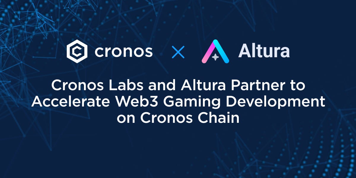Cronos Labs and Altura Partner to Accelerate Web3 Gaming Development on Cronos Chain