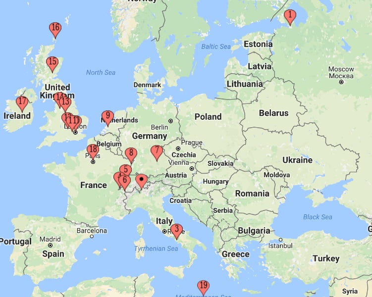 Geography of the Frankenstein Book - by