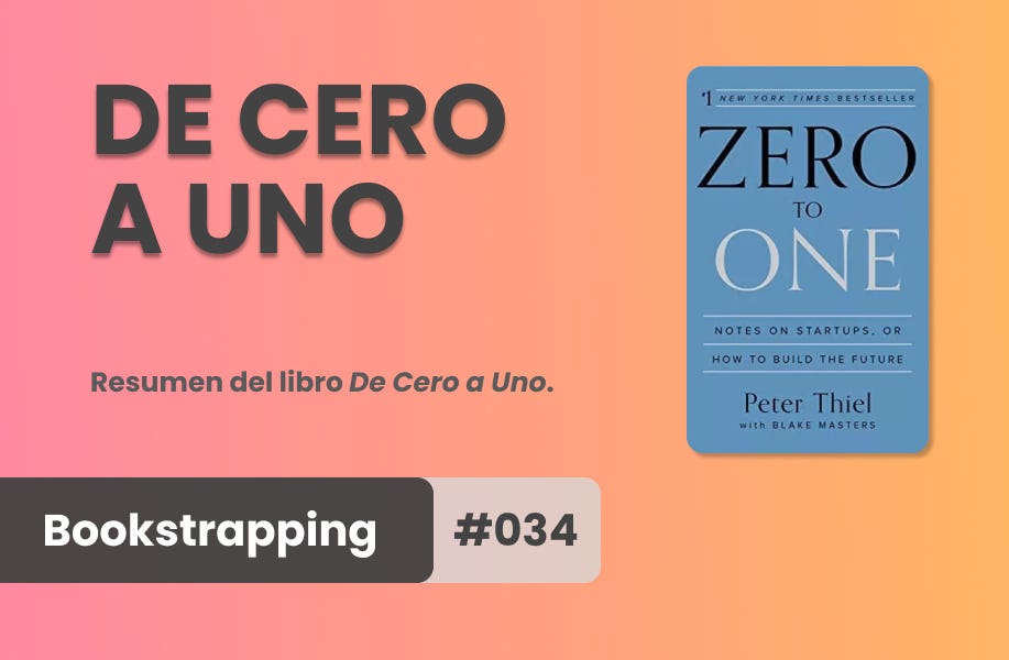 #034 De Cero a Uno - Bookstrapping