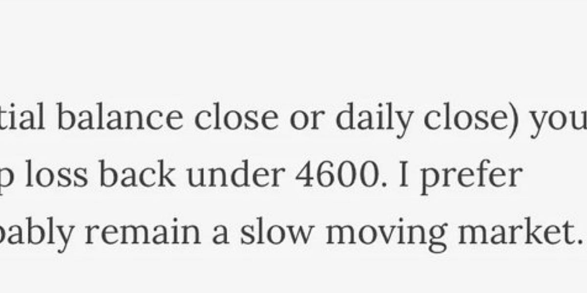 On Trading Execution - by Frank - $SPX Trading Bible