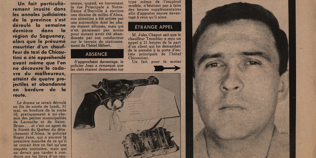 Sur la route d'Alma | Allô Police | Juin 1971