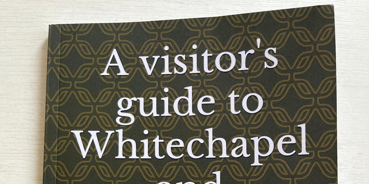 Whitechapel & Spitalfields book newly published