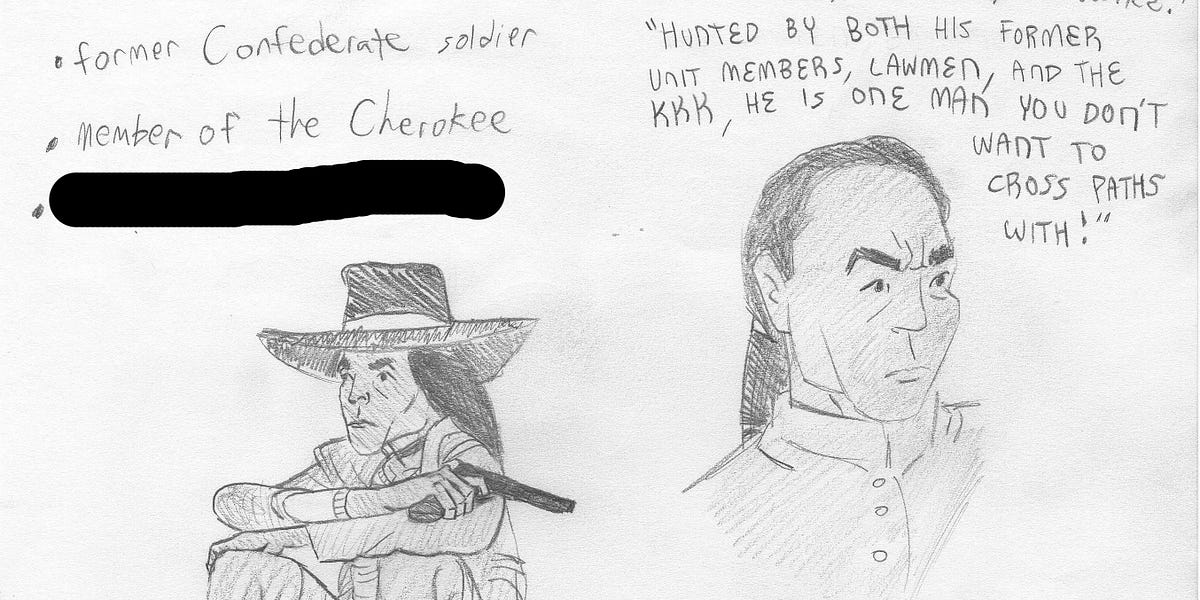 Cherokee concept sketches - by Anthony Joseph Buffa