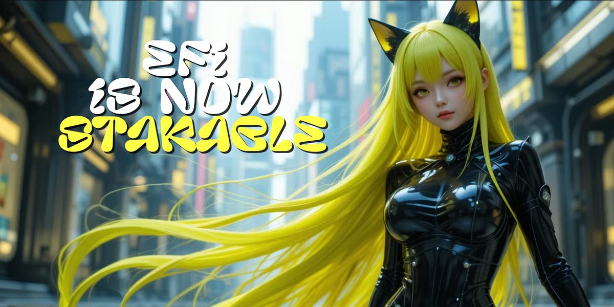 Efi Enters Staking Mode - by sasha shilina - EPISTEME