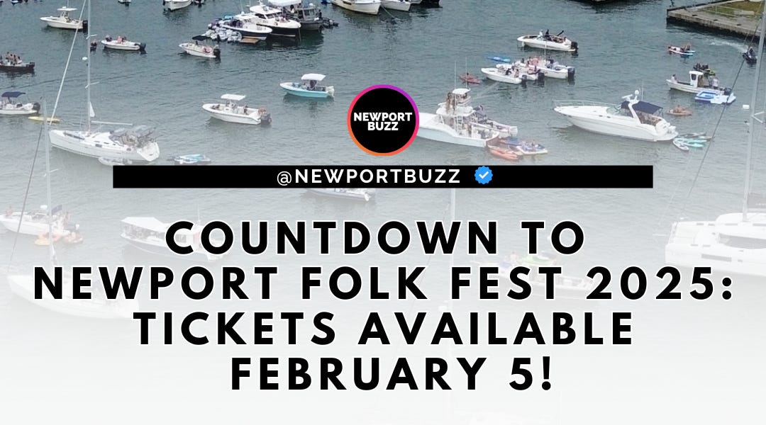 Countdown to Newport Folk Fest 2025: Tickets Go on Sale February 5th at 1 PM ET!